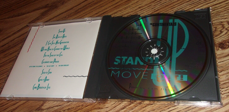 THE CONTINENTALS Stand Up Move Out 1988 WORD MUSIC [Audio CD] RARE ...