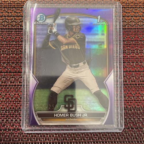 2023 Bowman 1st Draft Homer Busch JR Purple Refractor /250 | eBay