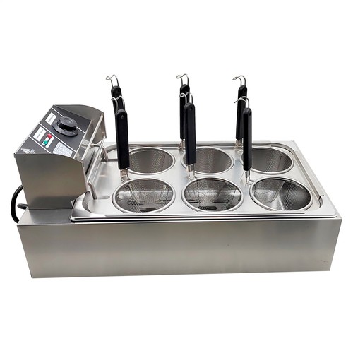 Commercial Pasta Cooker with 6 Noodle Filter Electric Pasta Cooking ...