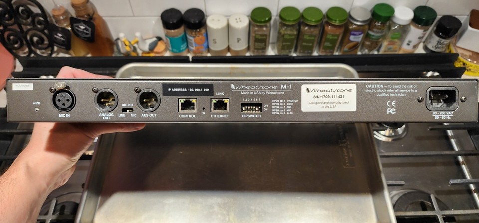 Wheatstone Vorsis M-1 AES Digital Microphone Processor Preamp Compressor M1 | eBay