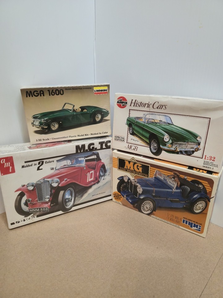 MG Model Kits (LOT) 1/32 Scale AIRFIX•MPC•AMT•LINDBERG 1 Open, 3 Sealed ...