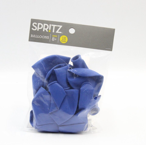 Spritz blue Solid Color Latex Balloons 15 Count 490532130861| eBay