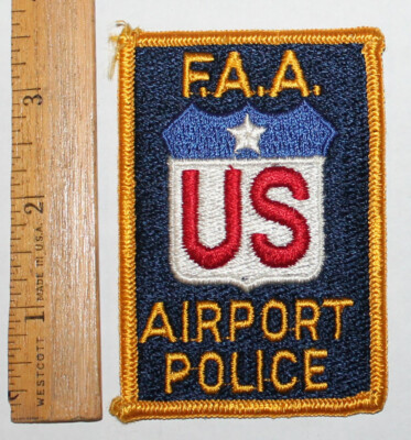 FAA AIRPORT POLICE US Federal Law Enforcement Agency patch | eBay
