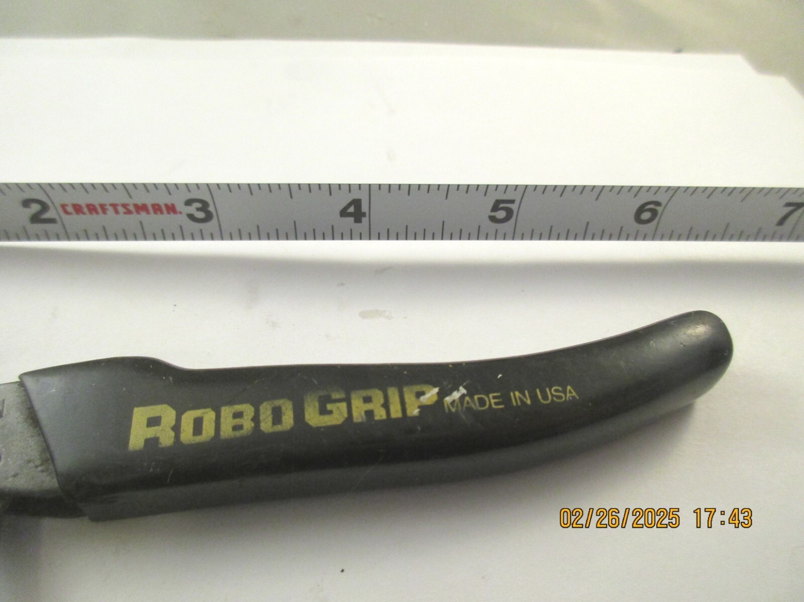 Craftsman Professional Robo Grip 7" Pliers # 45028 USA Used | eBay