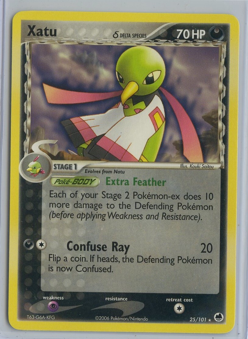 Xatu Pokemon TCG Card Dragon Frontiers 2006 - 25/101 NM | eBay