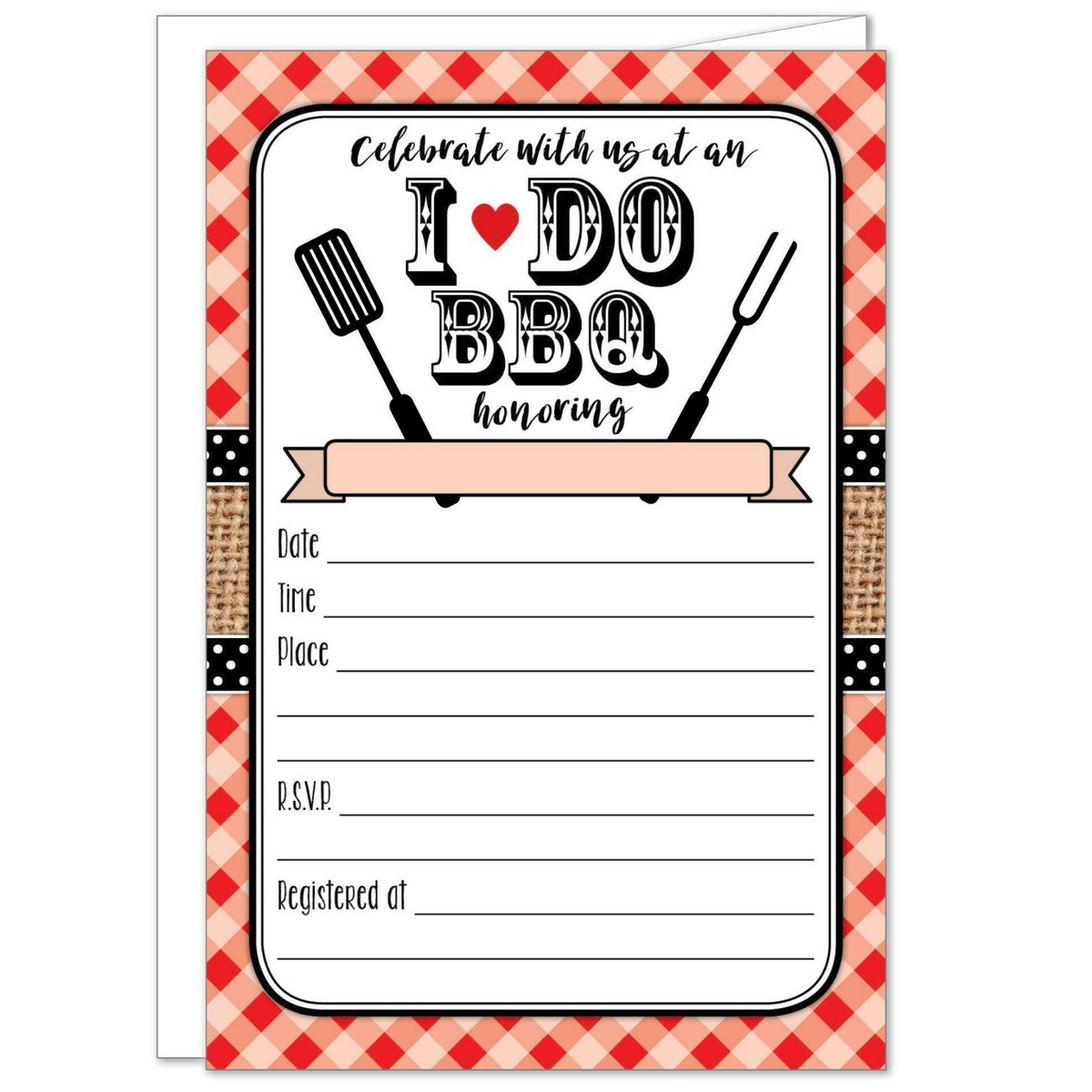I Do Barbecue Invitations BBQ Invitation, Barbecue Party Invitation,