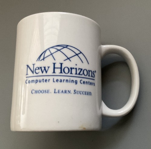 Coffee Cup - New Horizons Computer Learning Centers - Vintage | eBay