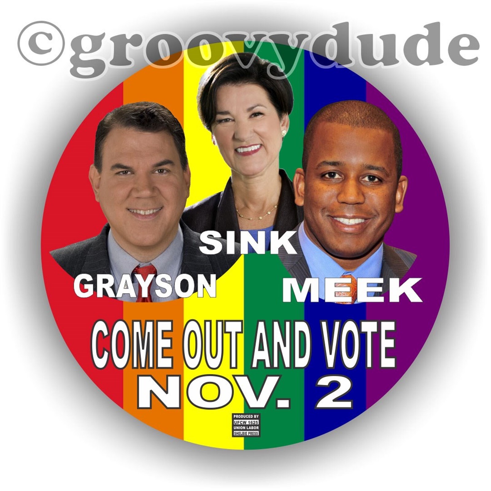 Kendrick Meek Alex Sink Alan Grayson LGBT Gay Pride Florida Rally ...