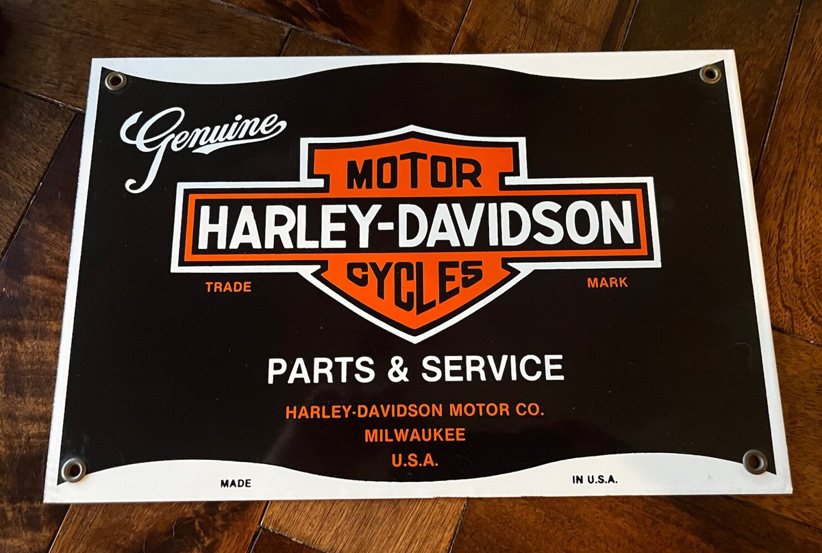 Old Harley Davidson Signs