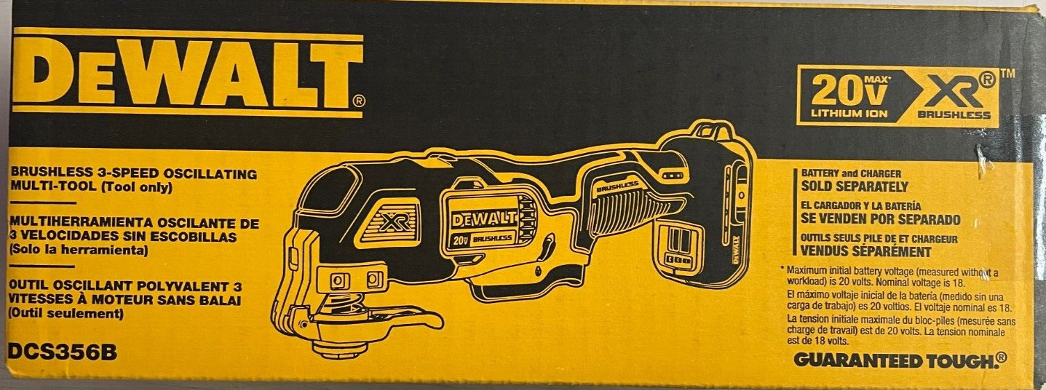 Dewalt DCS356B 20 volt 3 Speed Oscillating Multi Tool New in the Box