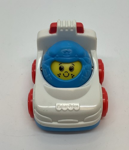 Vintage 1996 Fisher Price Rolly Polly Police Car Changing Faces Made In ...