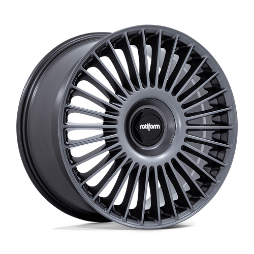 22x10 Rotiform RC202 GRZ Matte Anthracite Wheels 5x112/5x120 (35mm) Set ...