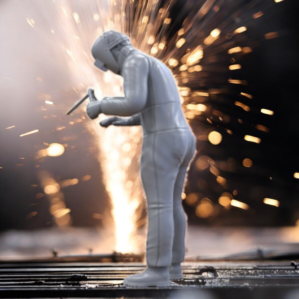Mig Welder Figure Resin 3d Printed Figure Unpainted Very Detailed Model ...
