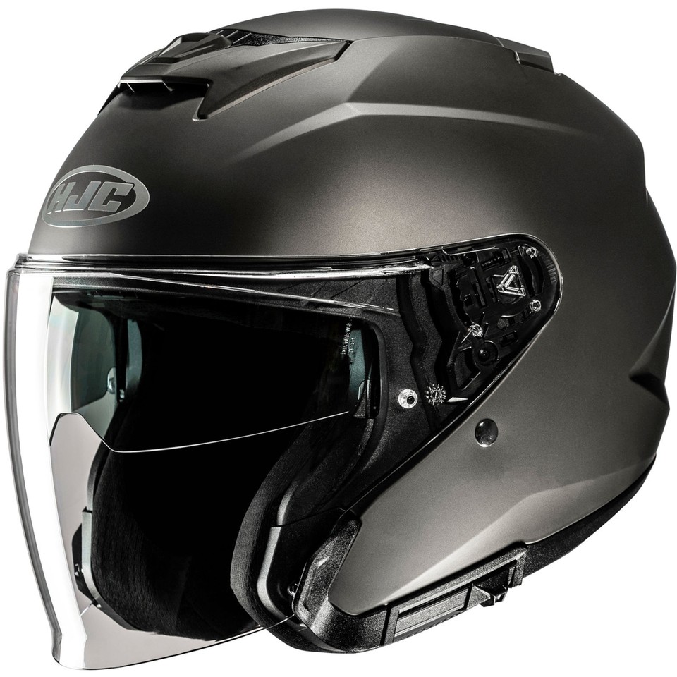 HJC Adult I31 Open-Face Cruiser Semi-Flat Titanium Large Helmet | eBay