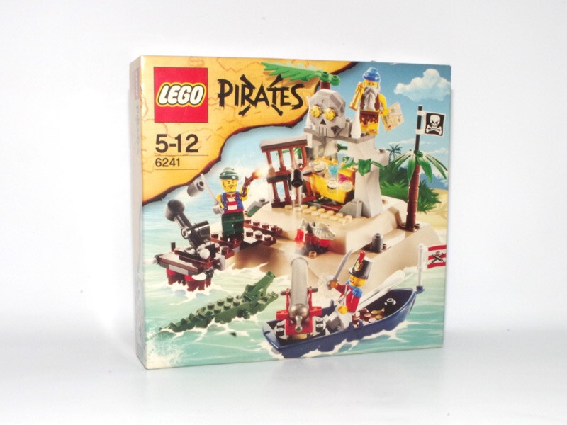 LEGO Pirates 6241 Loot Island Sealed Complete Treasure Chest Skull ...
