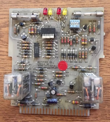 Notifier 2ZAU 237-0317 Board 410-2024 Fire Alarm Card For Notifier 4800 ...