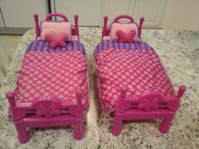 My Life Stackable Bunk beds Pink BUTTERFLY HEADBOARDS for 18" Dolls | eBay