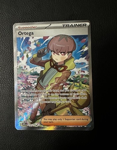 Pokémon TCG Ortega SV03: Obsidian Flames 219/197 Holo Ultra Rare Card ...