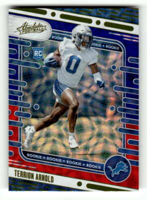 2024 Absolute RWB Red White Blue Kaleidoscope #124 Terrion Arnold RC ...