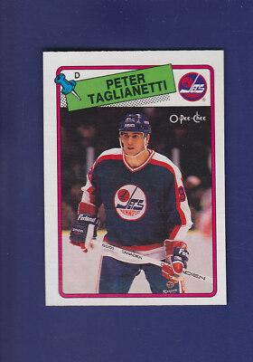 Peter Taglianetti RC 1988-89 O-PEE-CHEE OPC NHL Hockey #257 (MINT ...
