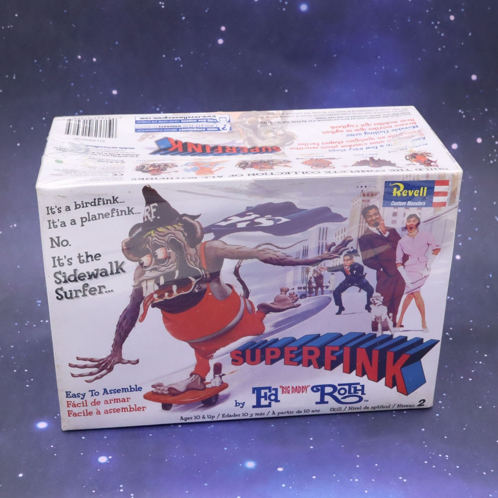 Superfink Ed "Big Daddy" Roth 2004 Reissue Revell Model Kit Rat Fink ...