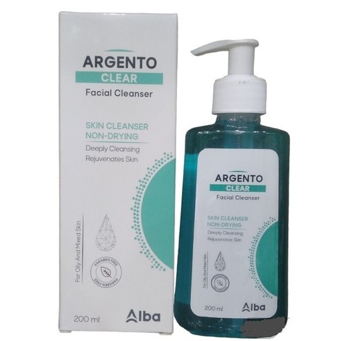ARGENTO CLEAR FACIAL CLEANSER SKIN NON-DRYING PARAABEN FREE 200ml | eBay