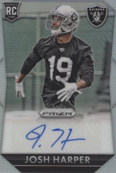 2015 Panini Prizm - Rookie Signatures Josh Harper #RS-JH Silver Prizm ...