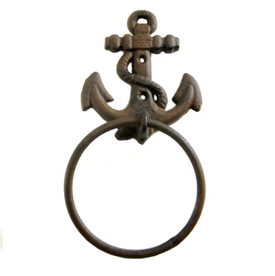 Decorative Anchor shape Towel Rack Holder For Home Bathroom | eBay