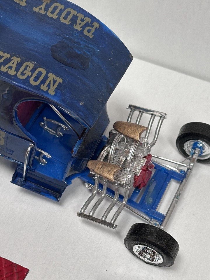Vintage Monogram Paddy Wagon Police Hot Rod Partially Built Model Kit ...