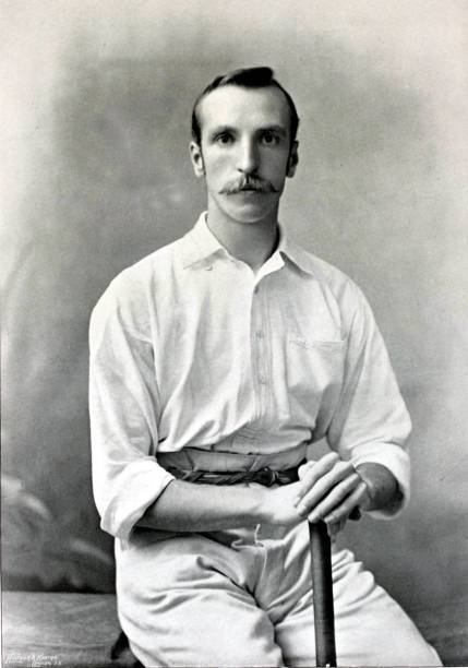 Cricket Circa 1895 Albert Ward Lancashire And England Old Photo | eBay ...