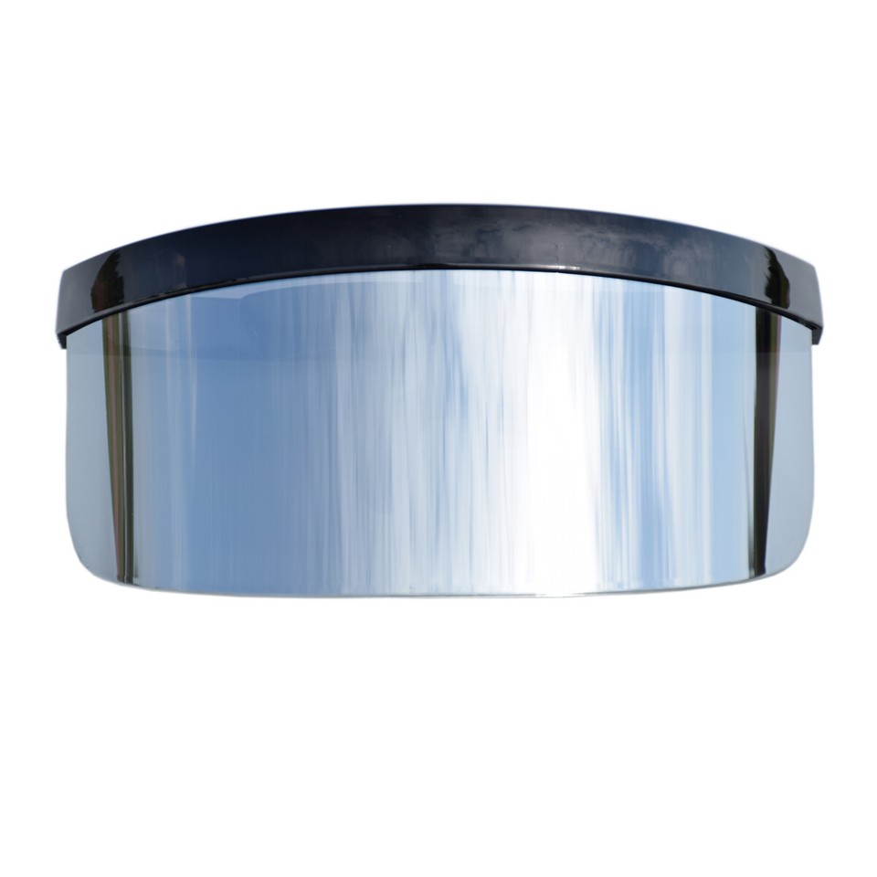 Unisex Retro Shield Visor Sunglasses Oversize Integrated Lens Fashion ...