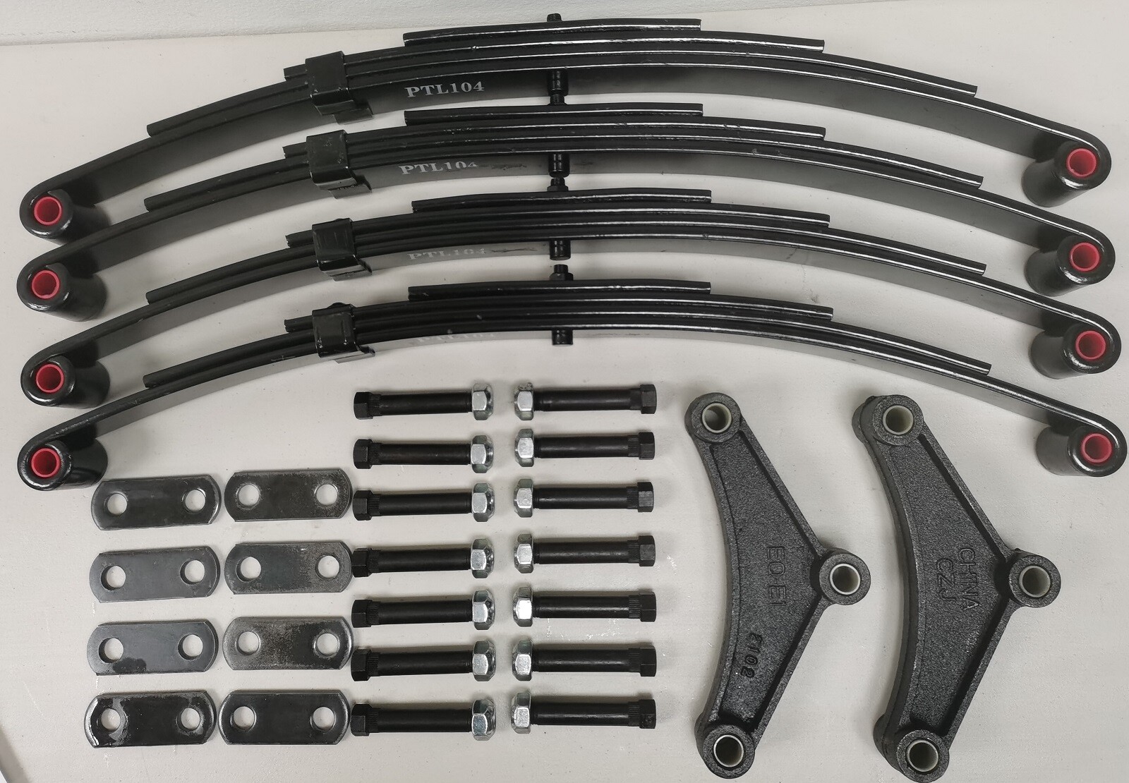 trailer leaf spring and EQ replace kit 7k 7,000lbs tandem (4) 1750lb ...