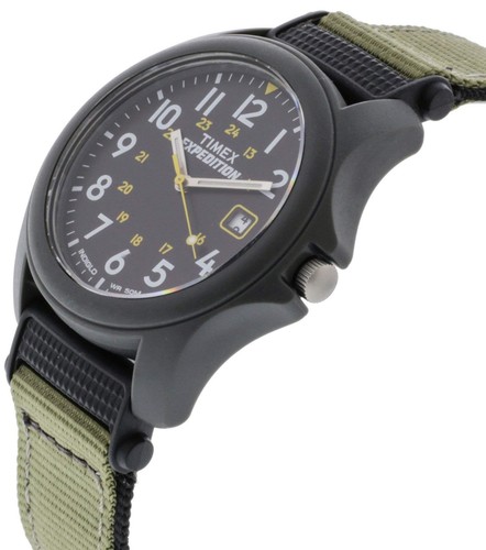 Timex Men's T42571 Expedition Camper Gray Nylon Strap Watch|Green|One ...