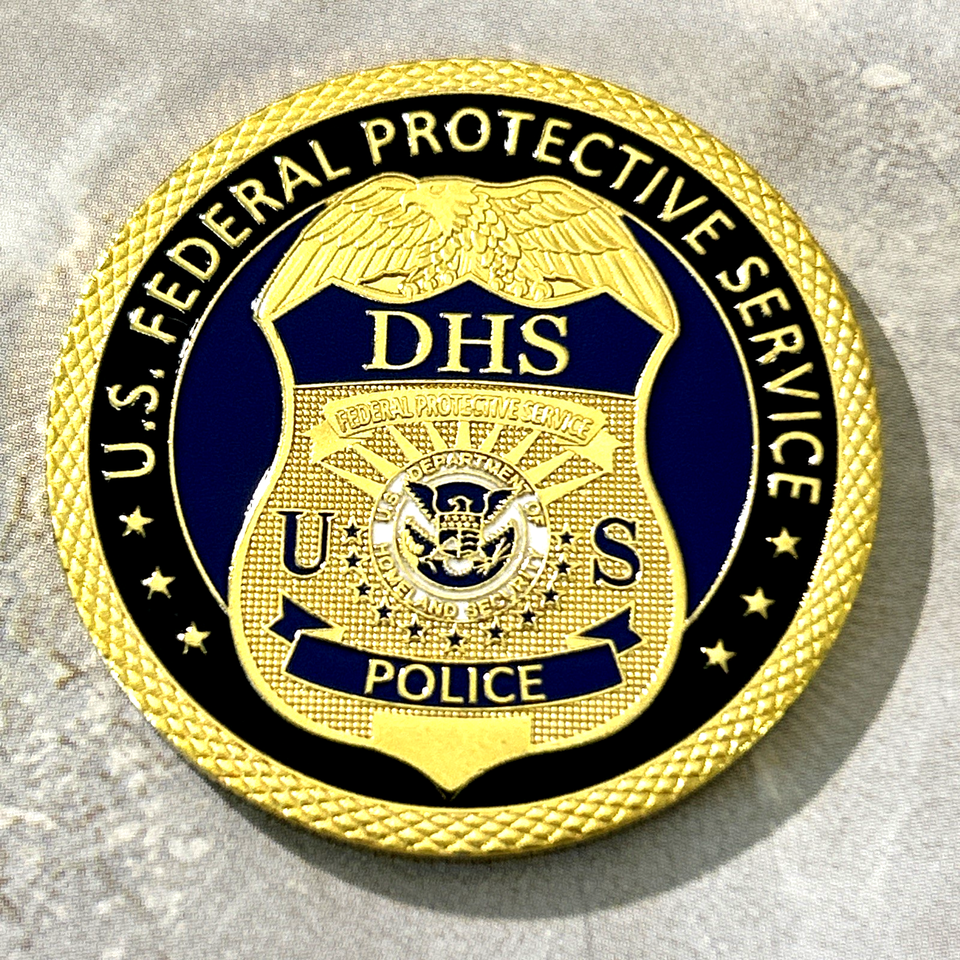 US Federal Protective Service Police DOHS Challenge Coin | eBay