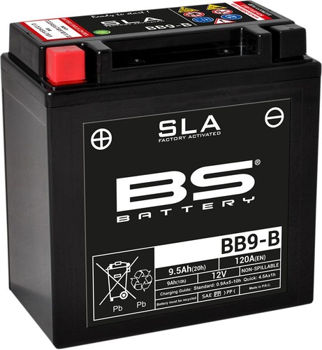 Batterie AGM ATTIVA SLA Sans Entretien BS BATTERY HONDA CB 125 TD 1982 ...