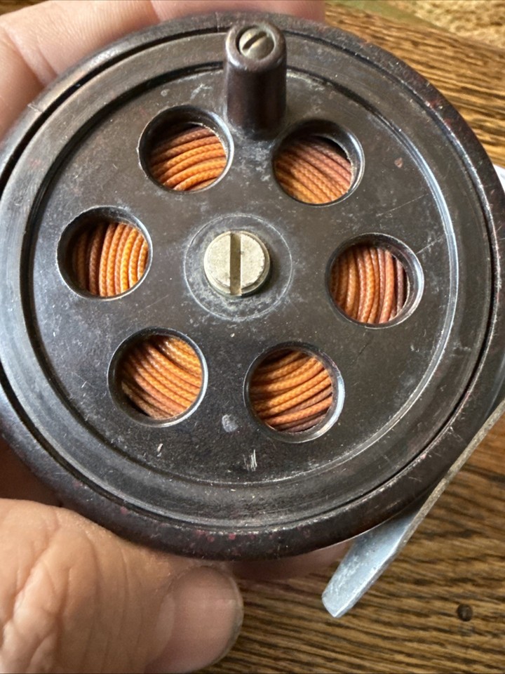 Horrocks Ibbotson National Sportsman Fly Reel Vintage Fishing Bakelite ...