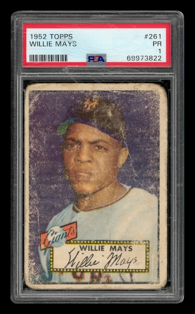 1952 Topps Set-Break #261 Willie Mays PSA 1 PR | eBay