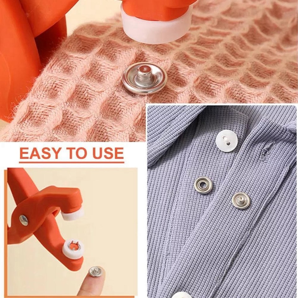 Five Claw Button Installation Tool Pliers Set Snap Button Sewing ...