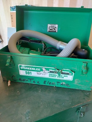 Greenlee 591 Portable Wire Tape Blower System | eBay