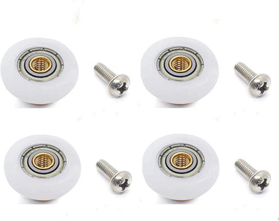 4Pcs/Pack Glass Sliding Door Pulleys,For the Bathroom Pan Shower Door ...