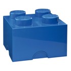 Lego Large Storage Box - 4 Blue Brick (FREE P+P) | eBay