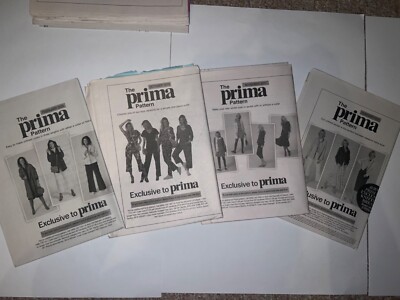 Bundle of 4 Prima Magazine Paper Patterns (See Photos & description for ...