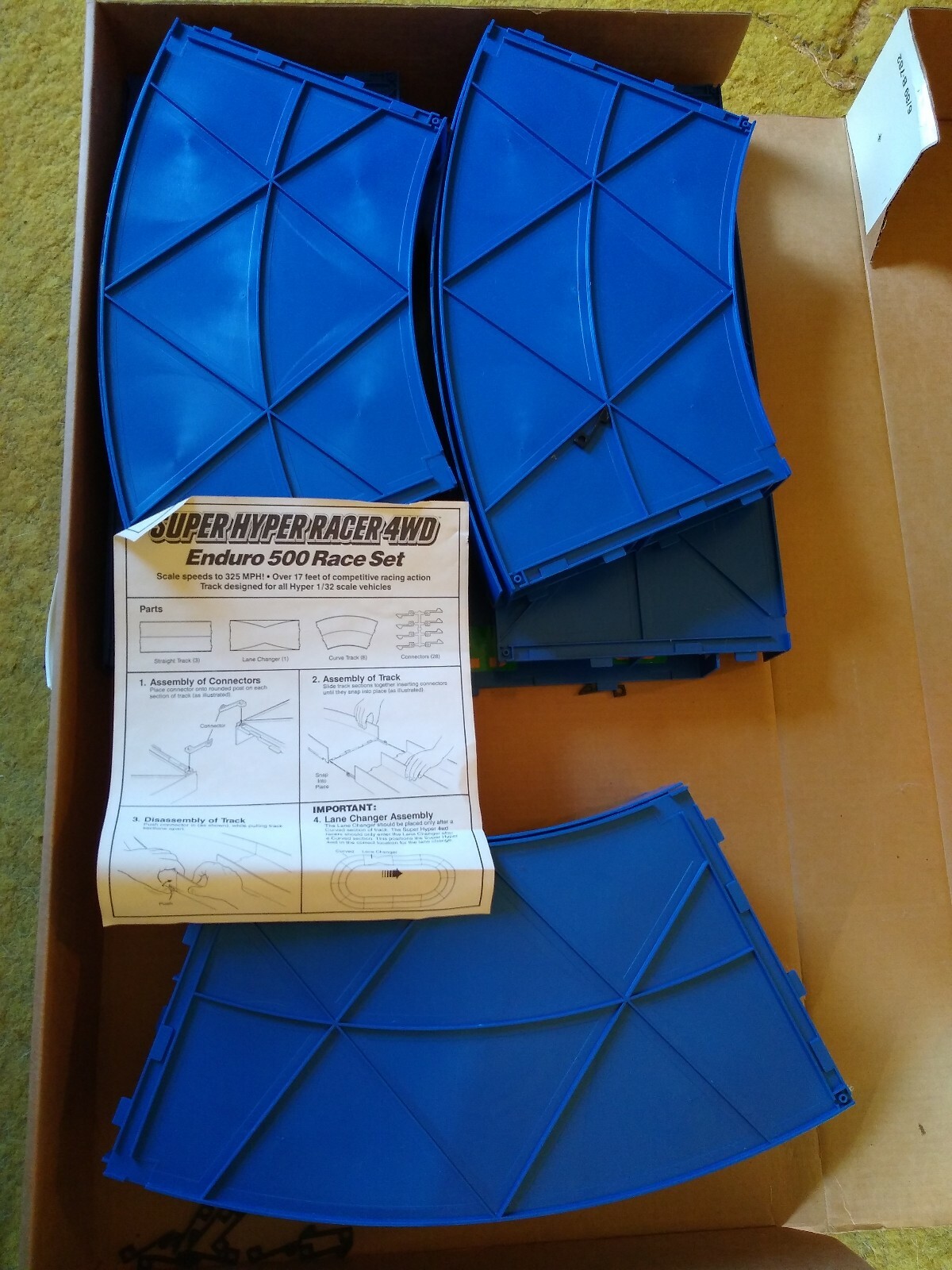 Vintage 1988 Ban Dai Super Hyper Racer 4WD Enduro 500 Racecar Set | eBay