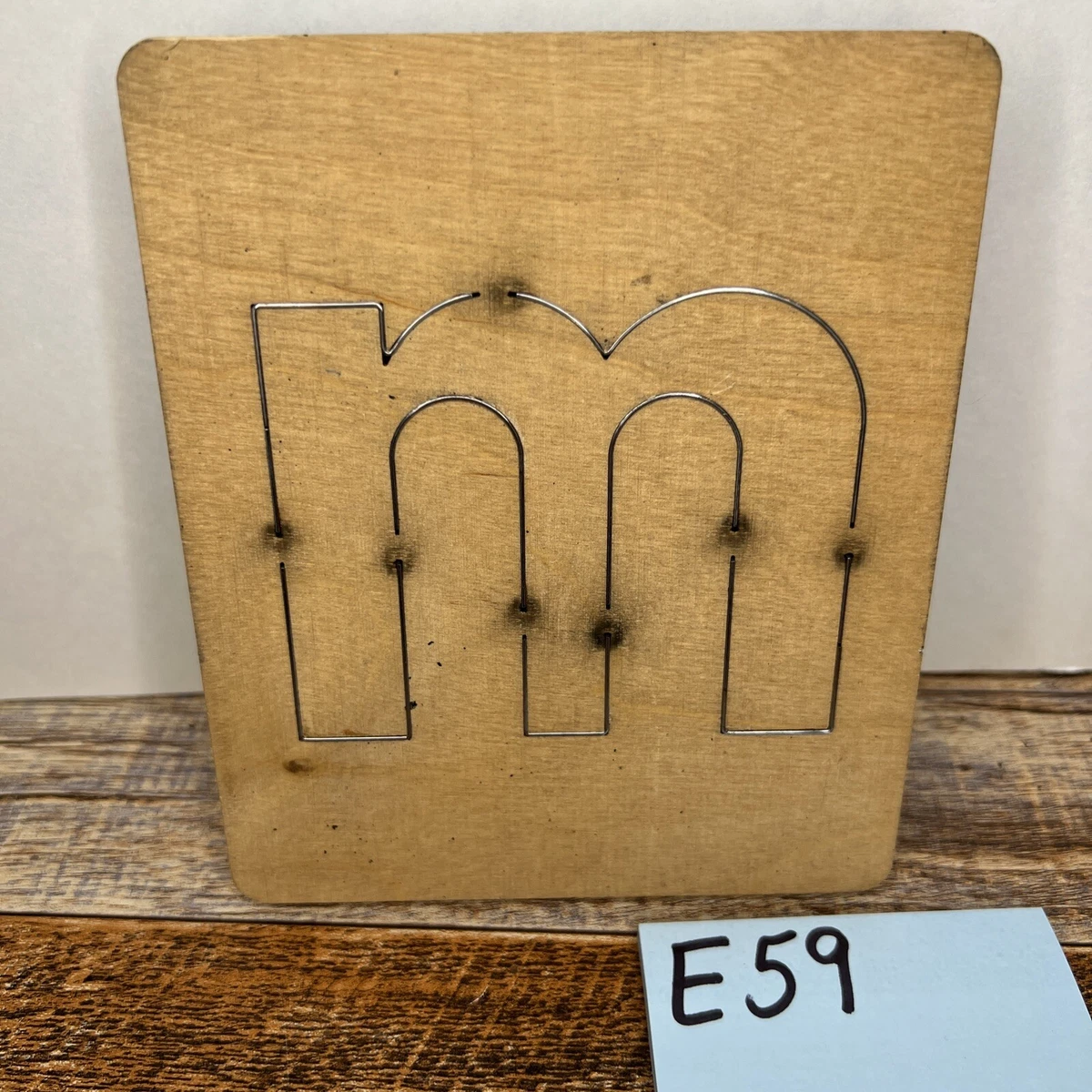 Block Letter Lowercase M