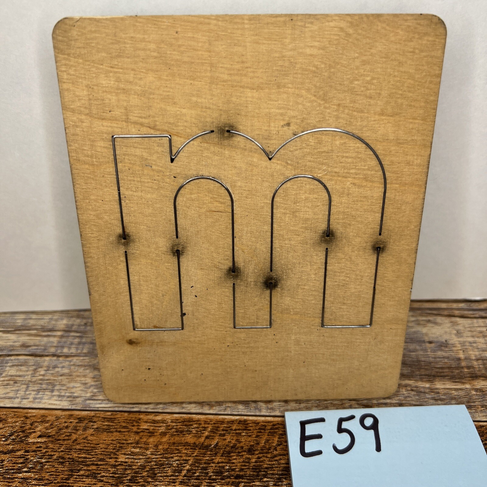 Ellison Die Cuts Educational 4” Wood 5” x 6” Block Lowercase Letter ...