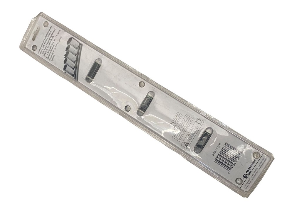 PERFORMANCE TOOL W36003 Socket Rail Magnetic 1/4" Heavy Duty Rare Earth ...