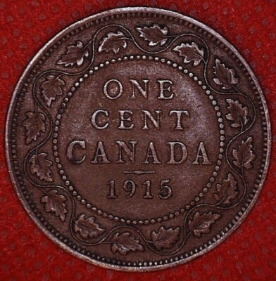 1915 Copper Canadian Large Cent Coin 1-Cent Canada | eBay