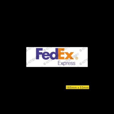 FedEx Logo Sticker (Size 16.5 cm x 5.3 cm) | eBay