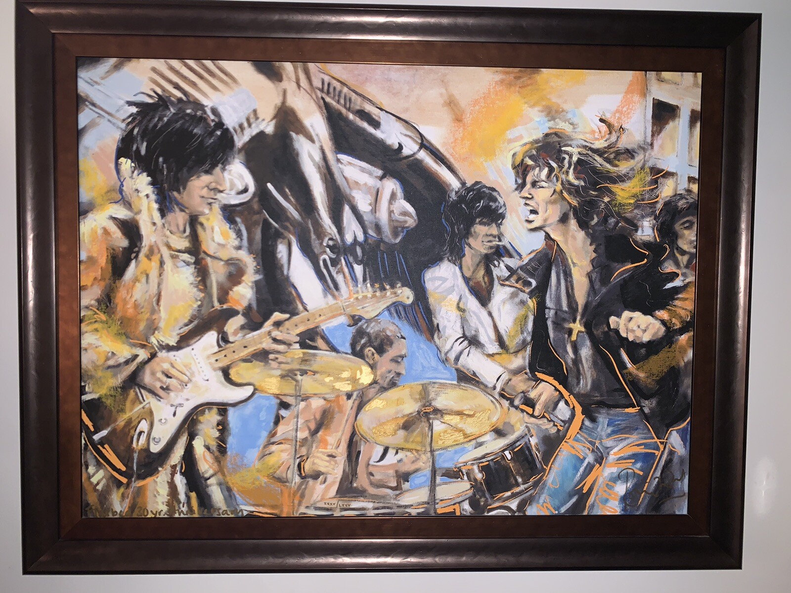 ron wood art Signed 100% Authentic With COA | eBay
