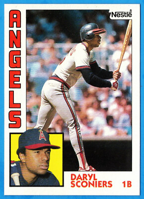 Daryl Sconiers 1984 Nestle #27 California Angels (nrmt) B | eBay